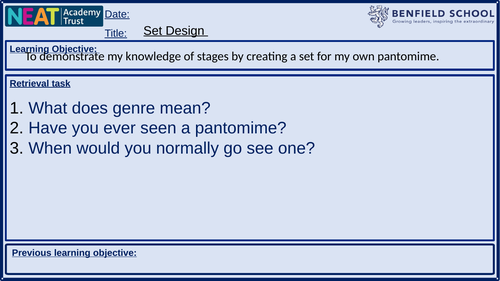 DRAMA - Pantomime | Teaching Resources