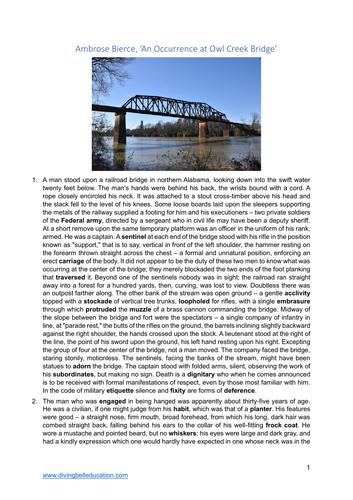 Short Story Study: Ambrose Bierce, An Occurrence at Owl Creek Bridge ...