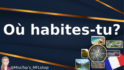 Where do you live ? / Où habites-tu? (cardinal points + geographical ...