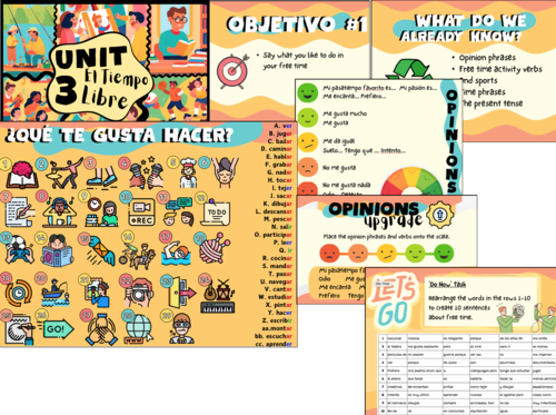 Free Time GCSE Spanish Unit 3 (Year 10) Lessons - Hobbies, Activities ...