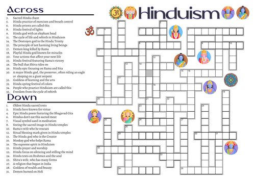 Hinduism Reading Worksheets | Teaching Resources