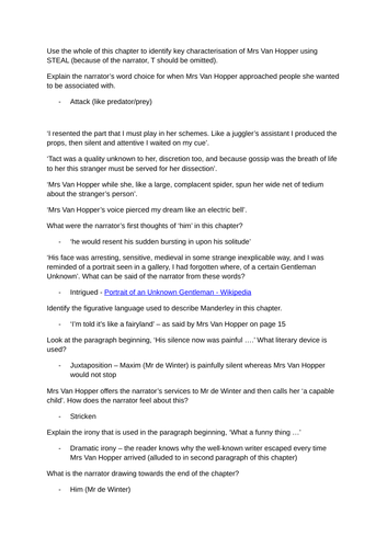 Rebecca by Daphne du Maurier Chapters 1-10 | Teaching Resources