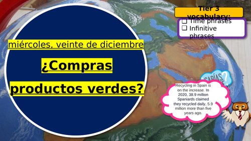 ¿Compras productos verdes? | Teaching Resources