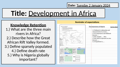 Development in Africa - KS3 (Key Stage 3) | Teaching Resources