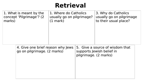 Pilgrimage | Teaching Resources