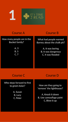 Time2Read Reading Orienteering - Red 1b | Teaching Resources