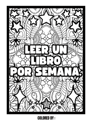 New Years Resolutions Spanish Activities, Goals Setting SEL Coloring ...