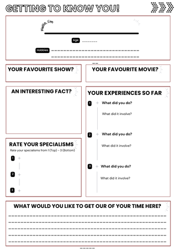 Dear Future Self - Getting To Know | Teaching Resources