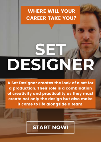 Production Arts Career Posters | Teaching Resources