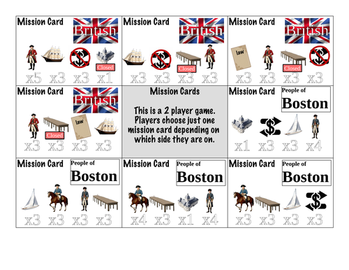 American Revolution Board Games #6 The Intolerable Acts | Teaching ...