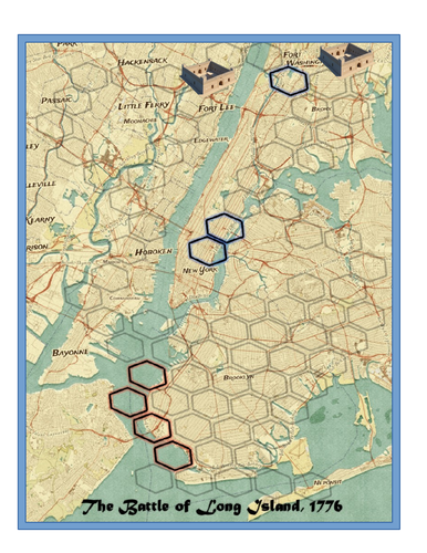 American Revolution Board Games #11 The Battle of Long Island ...