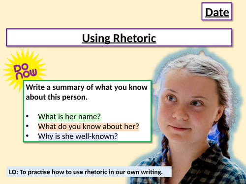 Rhetoric Scheme of Work | Teaching Resources