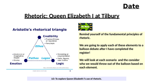 Rhetoric Scheme of Work | Teaching Resources