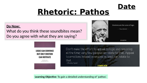 Rhetoric Scheme of Work | Teaching Resources