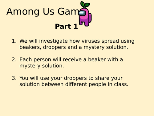 Among Us Virus Game | Teaching Resources