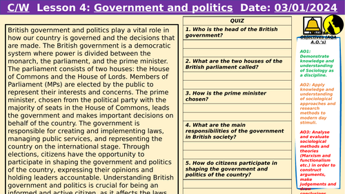 AQA GCSE Sociology Lessons - Introduction Unit | Teaching Resources