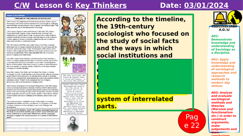 AQA GCSE Sociology Lessons - Introduction Unit | Teaching Resources