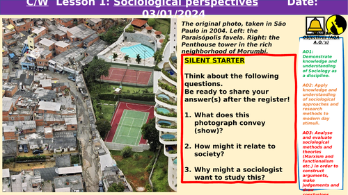 AQA GCSE Sociology Lessons - Introduction Unit | Teaching Resources
