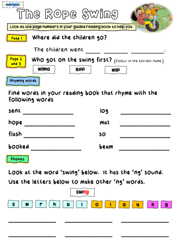 Stage 3 Stories - The Rope Swing - Oxford Reading Tree | Teaching Resources