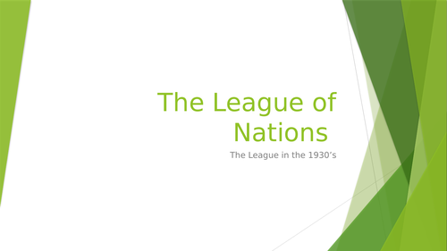 League of Nations GCSE / IGCSE Revision materials | Teaching Resources