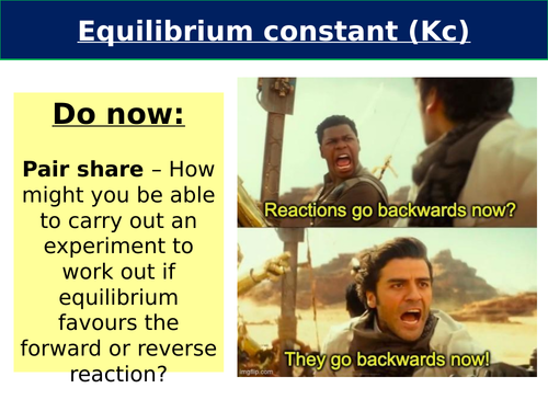 Reactivity 2.3 - How far? The extent of chemical change. New 2025 ...