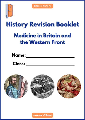 Medicine In Britain Revision Booklet GCSE Edexcel History | Teaching ...
