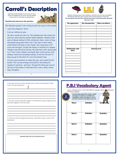 Secrets of a Sun King - KS2 Comprehension Activities Booklet ...