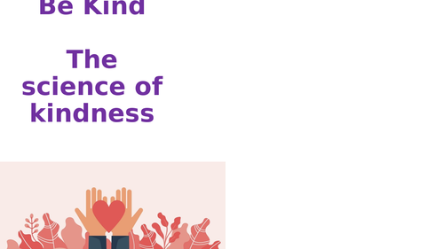 Be Kind Assembly | Teaching Resources