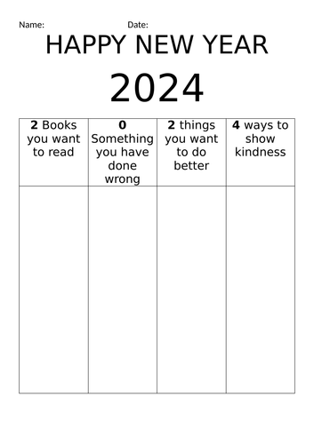 Happy New Year | Teaching Resources