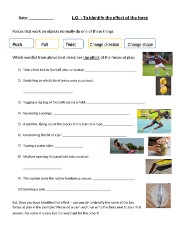 Forces-15 lessons+plans+test+answers | Teaching Resources