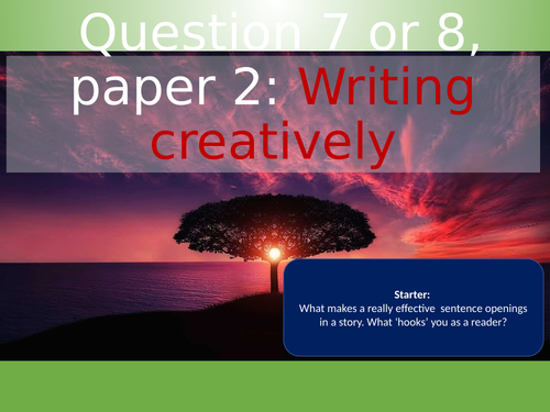 Narrative story writing for GCSE | Teaching Resources