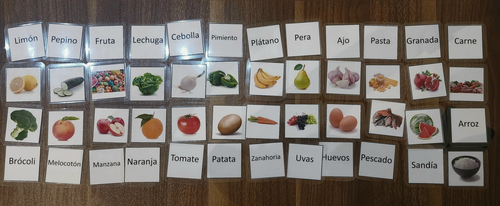 Spanish English Comida Food - Card Matching | Teaching Resources