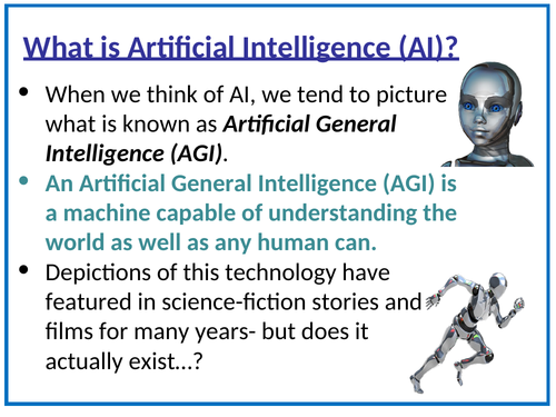 Introduction to Artificial Intelligence and Machine Learning | Teaching ...