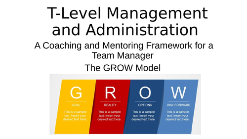 T-Level Business: Management and Administration- Coaching Models ...