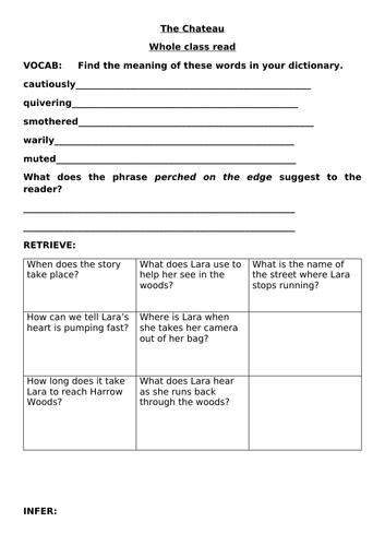 Year 5/6 Suspense Writing English | Teaching Resources