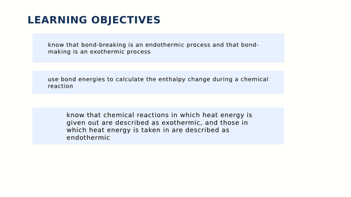 EDEXCEL/ AQA/ OCR/ GCSE Bond Energies | Teaching Resources