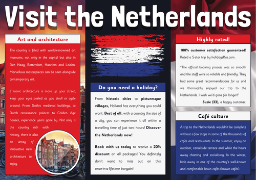 Persuasive Writing - Travel Brochure outcome | Teaching Resources