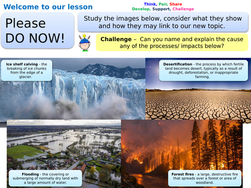 KS3 Geography Climate Change. L1. What is climate change? | Teaching ...