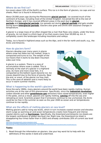 KS3 Geography Climate Change. L1. What is climate change? | Teaching ...