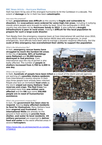 KS3 Geography Climate Change. L4. What are the impacts of climate ...
