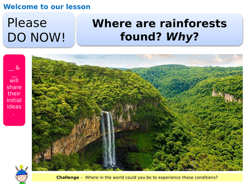 KS3 Geography - Why are the rainforests so important? L2. What are ...