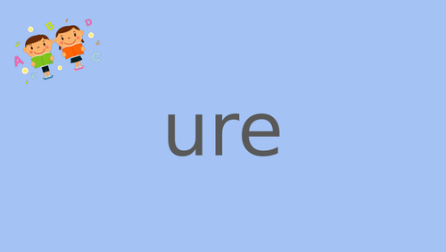 'ure' sound Phonics PPT | Teaching Resources