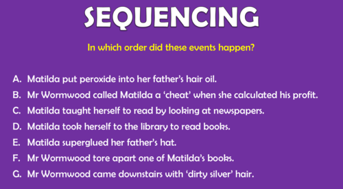 Matilda - Chapters 5 and 6 - Double Lesson! | Teaching Resources