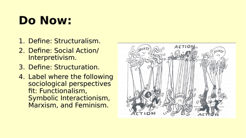 AQA A Level Sociology - Theory & Methods - Introduction to ...