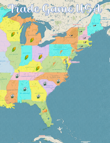 Civil War Board Game #12 North and South (History, Social Studies ...