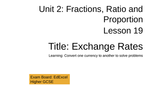 Chapter 2 - Fractions, Ratio and Proportion - Edexcel GCSE Maths Higher ...