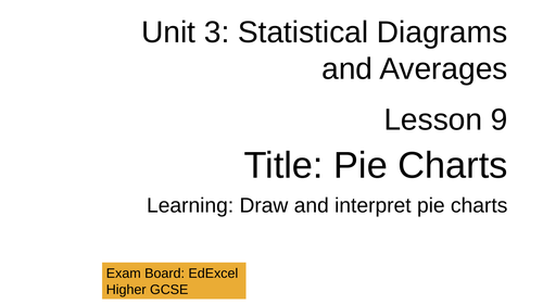 Chapter 3 - Statistical Diagrams and Averages - Edexcel GCSE Maths ...
