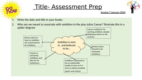 Julius Caesar - Assessment prep lesson | Teaching Resources
