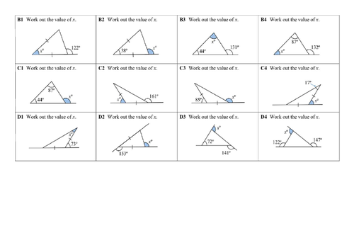 Chapter 6 - Angles - Edexcel GCSE Maths Higher Tier | Teaching Resources
