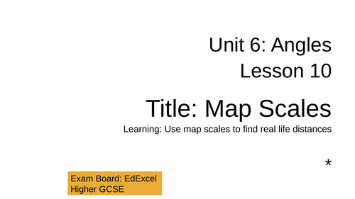 Chapter 6 - Angles - Edexcel GCSE Maths Higher Tier | Teaching Resources